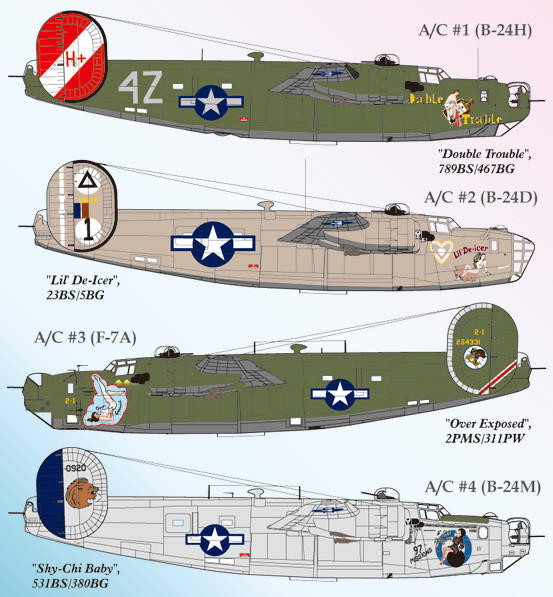 1/72 Lifelike Decals B-24 Liberator p-2 - Squadron.com