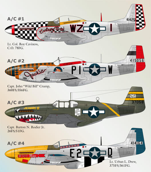 1/72 Lifelike Decals P-51 Mustang p-4 - Squadron.com