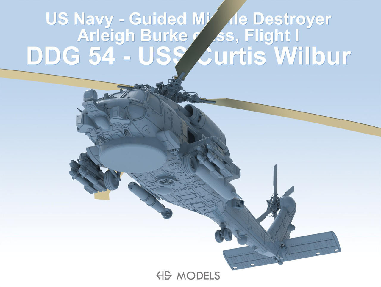1/200 HS Models USS Curtis Wilbur Super Detail Set - Squadron.com