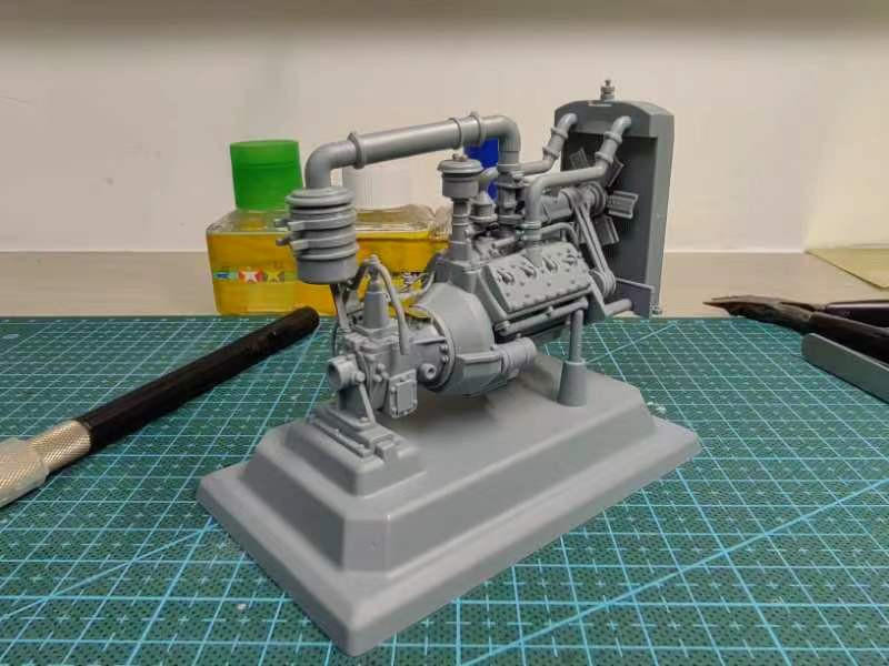 1/16 Gecko Models Universal Carrier Mk.I/II Ford V8 Engine Plastic ...