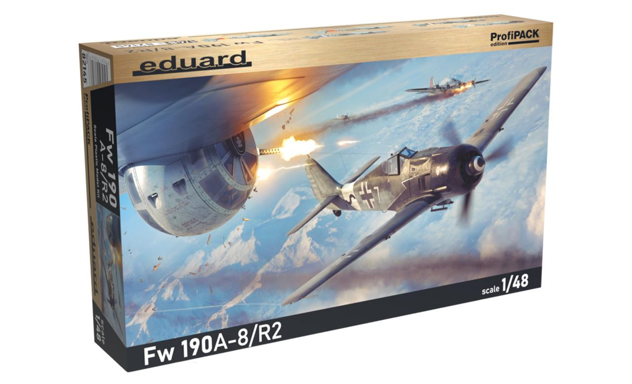 1/48 Eduard WWII Fw190A8/R2 German Fighter (Profi-Pack Plastic Kit) (Re ...
