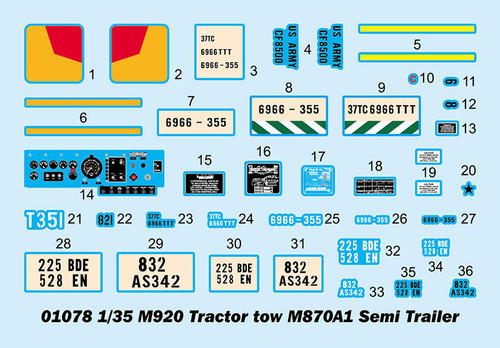 1/35 Trumpeter M920 Tractor Tow w/M870A1 Semi-Trailer - Squadron.com