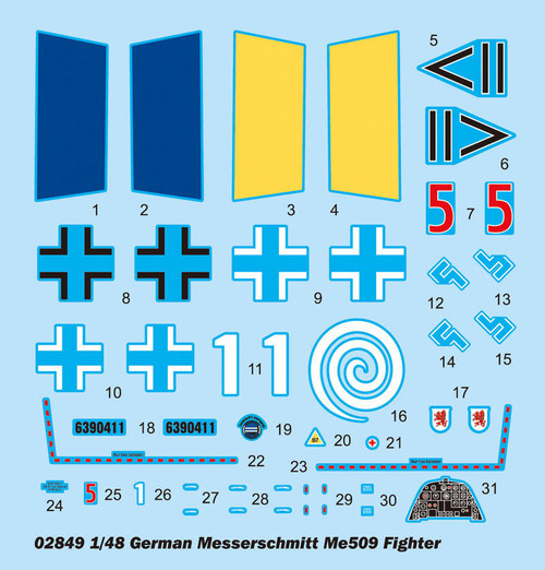 1/48 Trumpeter Messerschmitt Me509 German Fighter - Squadron.com