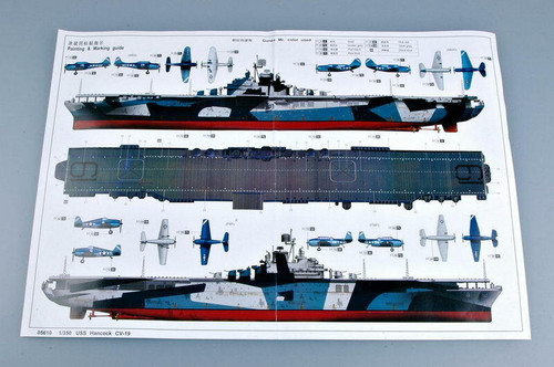 1/350 Trumpeter USS Hancock CV19 Aircraft Carrier - Squadron.com
