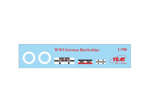 1/700 ICM Konig WWI German Battleship, full hull and waterline ...