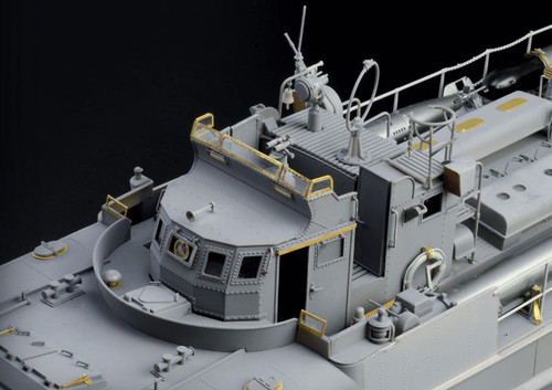 1/35 WWII German Schnellboot S38 Torpedo Boat w/4.0cm Flak 28 (Bofors ...