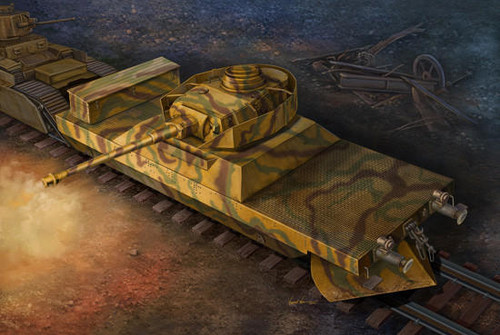 1/35 Trumpeter German Panzerjagerwagen Variant II Armored Railcar ...