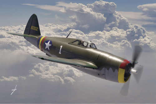 1/48 Dora Wings Republic P-47B Thunderbolt Plastic Model Kit - MMD - Military Model Distributors