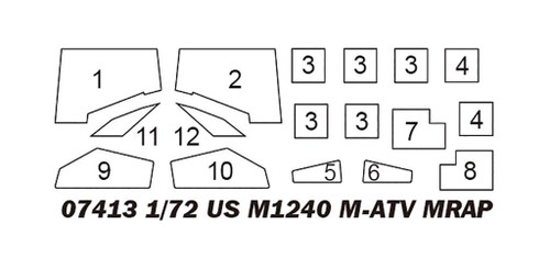 1/72 Trumpeter US M1240 M-ATV MRAP Plastic Model Kit - MMD - Military ...