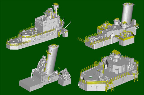 1/350 Trumpeter HMS Argonaut Dido Class Light Cruiser Plastic Model KIt ...