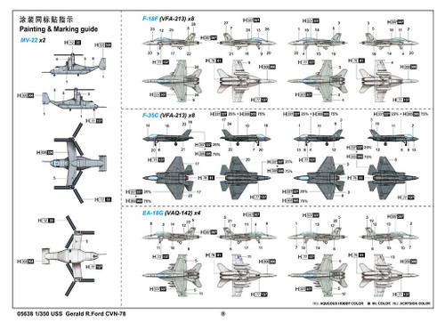 1/350 Trumpeter USS Gerald R. Ford CVN-78 Plastic Model Kit - Squadron.com
