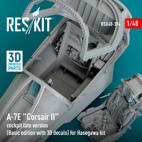 1/48 Reskit A-7E Corsair II cockpit late version for Hasegawa kit (3D Printed) (1/48) - Squadron.com