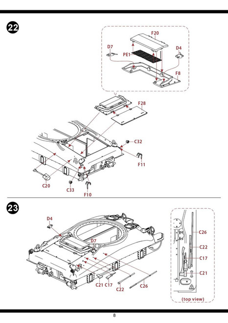 1/35 Pig Models M4A1 Sherman w/ T1E3 US Army Mine Exploder Plastic ...