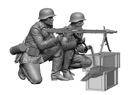 1/16 H3 Models WW2 German gunner Team 3D Printed Figure - MMD ...