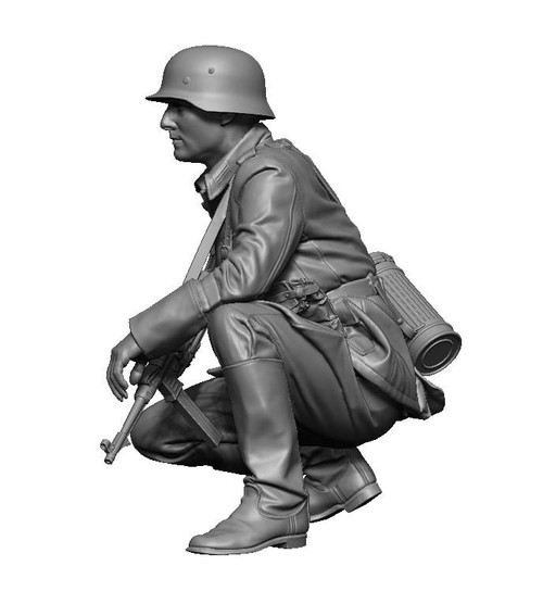1/48 H3 Models WW2 German NCO 3D Printed Figure - MMD - Military Model ...
