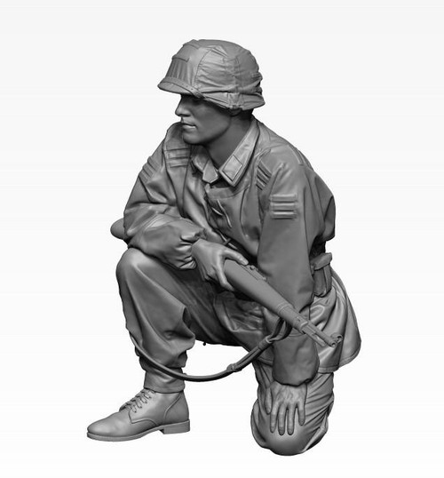 1/35 H3 Models WW2 Waffen ss soldier 3D Printed Figure - MMD - Military ...