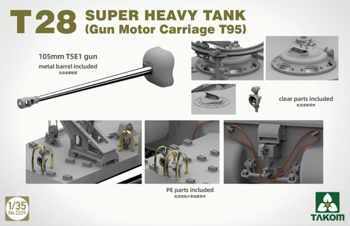 1/35 Takom T28 Super Heavy Tank - PREORDER - Squadron.com