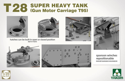 1/35 Takom T28 Super Heavy Tank - PREORDER - Squadron.com