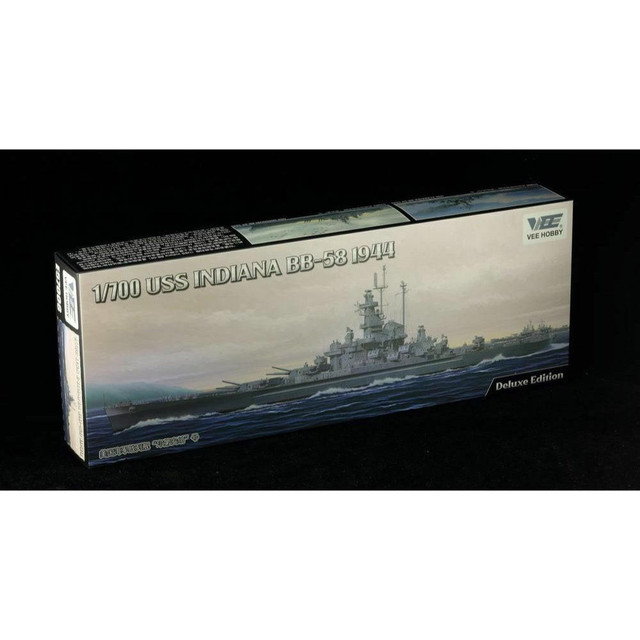 1/700 Vee Hobby USS Indiana BB-58 1944 (Deluxe Edition) - Squadron.com