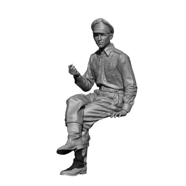 1/35 H3 Models WW2 German Tank Commander Resin Model Kit - Squadron.com