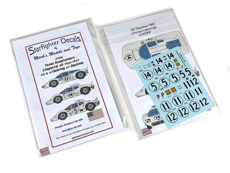 1/24 Starfighter Decals - Texas Roadrunners 2D Coupe - Squadron.com