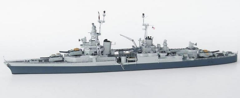 1/700 Niko Model US Navy Heavy Cruiser Augusta, 1945 Resin Model Kit ...