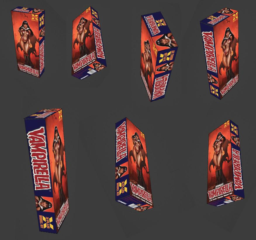 1/8 X-Plus Vampirella w/ Bat Shadows Plastic Model Kit - Squadron.com