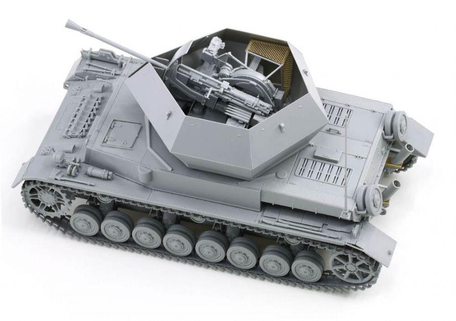 SS72805 1/72 25mm Military Model German Flakpanzer IV Ostwind II SPAA ...