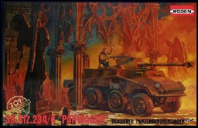 1/72 Roden SdKfz 234/4 PakWagen Schwerer PzKanoneWg Armored Vehicle ...
