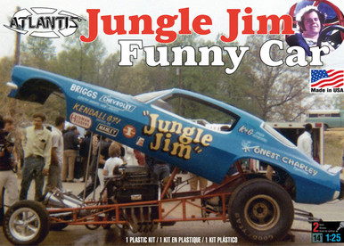 1 25 Atlantis Models 1971 Jungle Jim Camaro Funny Car