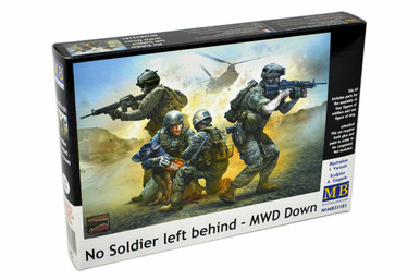 1/35 Master Box No Soldier Left Behind (MWD Down) US Army Soldiers (x4 ...