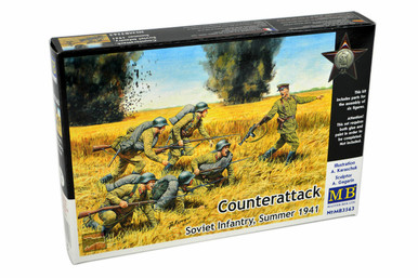 1/35 Master Box Counterattack Soviet Infantry Summer 1941 Kit (x6 ...