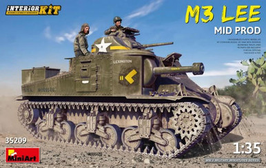 1/35 Miniart M3 Lee Mid Production Tank w/Full Interior - MMD ...
