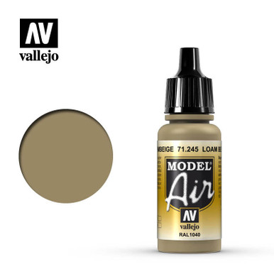 Vallejo Paint 17ml Bottle Loam Beige Model Air - MMD - Military Model ...