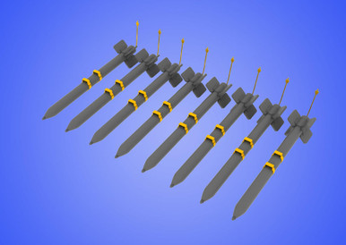 1/48 Eduard HVAR Rockets (PE & Resin) - MMD - Military Model Distributors