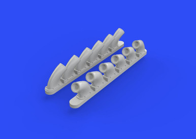 1/48 Eduard P-40B Exhaust Stacks for AIR (Resin) - Squadron.com