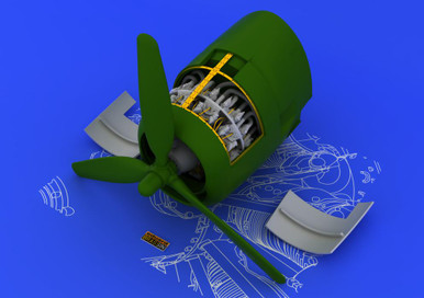 1/48 Eduard R2800-10 Engine for EDU (PE & Resin) - Squadron.com