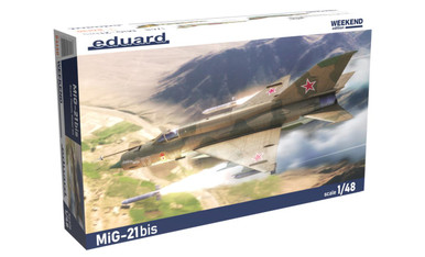 1/48 Eduard MiG21bis Soviet Jet Fighter Plastic Model Kit - Squadron.com
