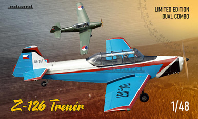 1/48 Zlin Z126 Trener Two-Seater Trainer Aircraft Dual Combo (Plastic ...