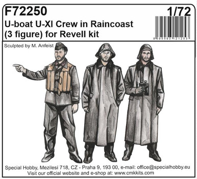 1/72 CMK U-Boat U-IX Crew with Raincoats for Revell ki Resin Figure ...