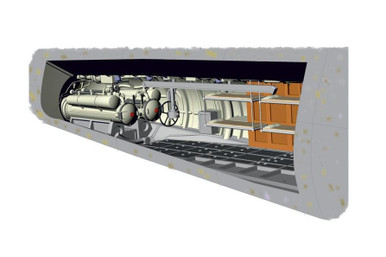 1/72 CMK U-Boot IX Rear Torpedo Section& Crew bunks Resin - MMD ...