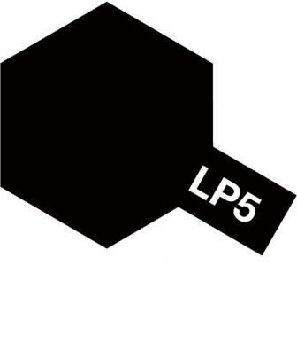 Tamiya Paint - LP-5 Semi Gloss Black Mini Lacquer Finish - Squadron.com