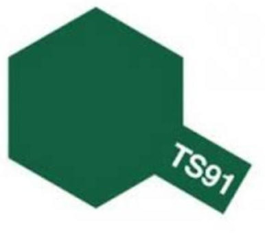 Tamiya Paint - TS-91 Dark Green JGSDF Lacquer Spray - Squadron.com