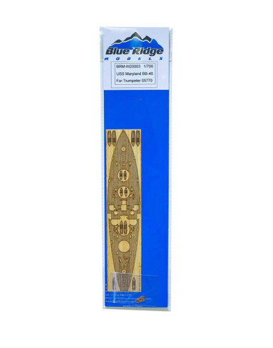 1/700 Blue Ridge Models USS Maryland 1945 Wood Deck For Trumpeter ...