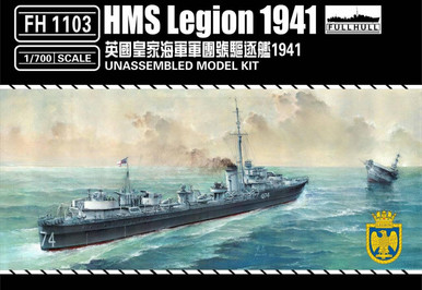 1/700 Flyhawk Models HMS Legion Plastic Model Kit - MMD - Military ...