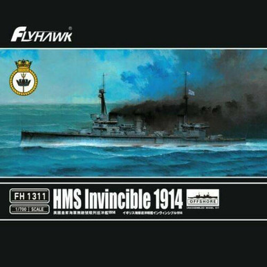 1/700 Flyhawk Models HMS Invincible 1914 - MMD - Military Model ...