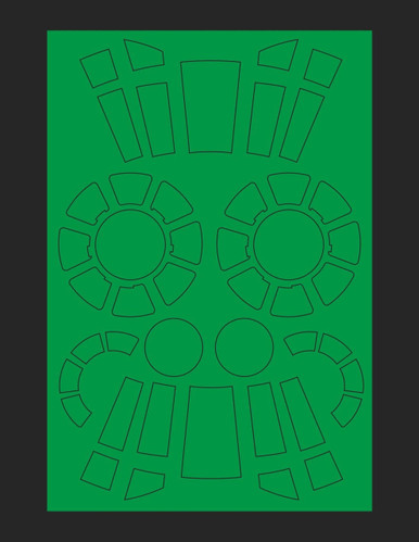 Green Strawberry 1/72 Scale Millennium Falcon (Mask) - Bandai (Pg ...