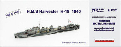 1/700 Niko HMS Harvester H-19 1940 Destroyer - Squadron.com