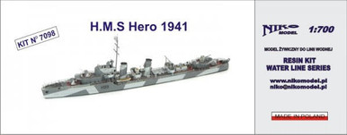 1/700 Niko Models HMS Hero 1941 Destroyer - Squadron.com
