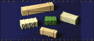 1/350 Niko Model Cargo Wooden Boxes Large - Squadron.com